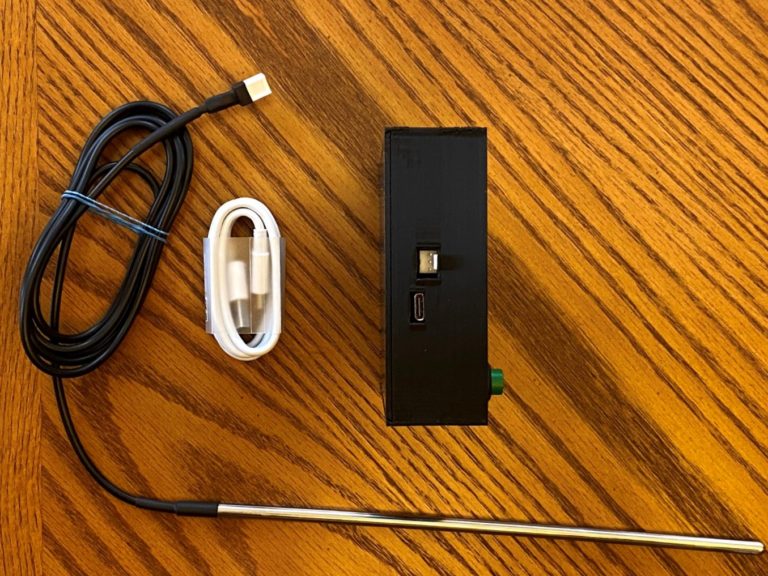 Maple Digital Barometer with Probe – Battery Powered – Plymouth Sugarworks