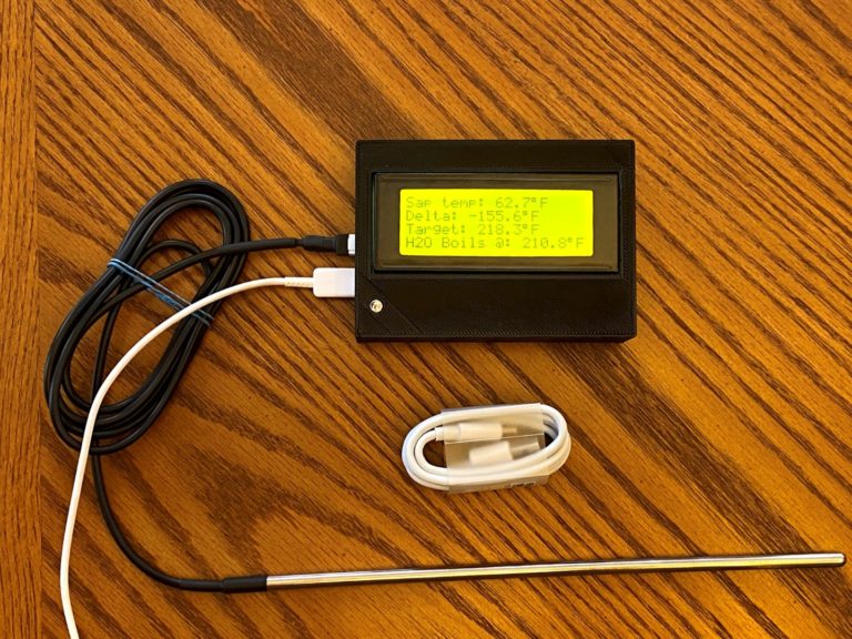 Maple Digital Barometer with Probe – Plymouth Sugarworks